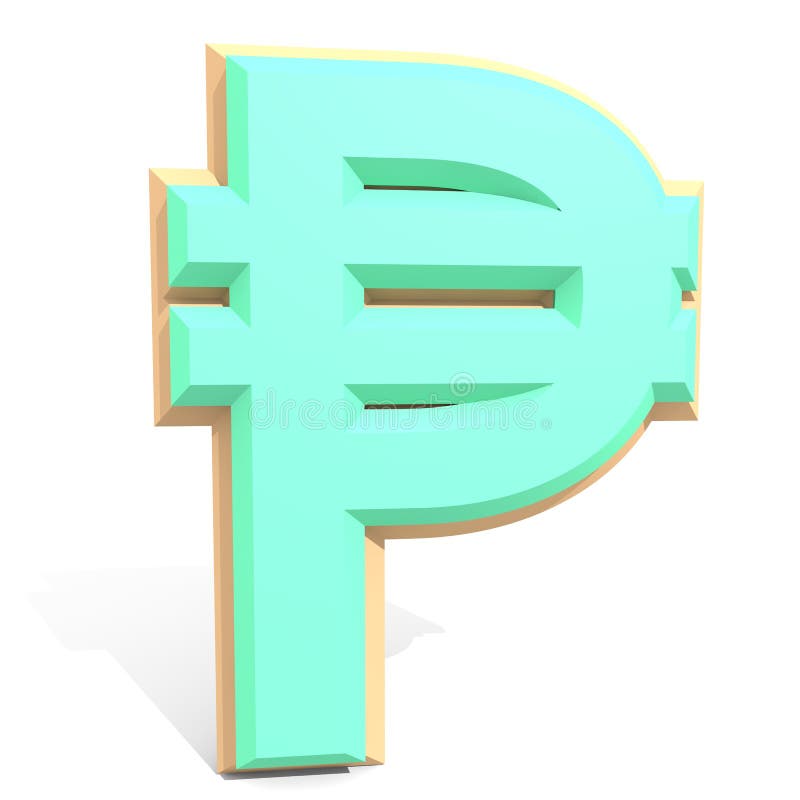 3d philippine peso sign stock illustration. Illustration of cash - 48411866