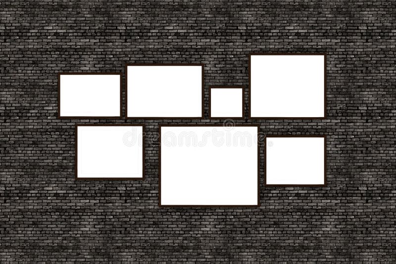 3D Picture Frame Design on Wall Background. Perfect for Your ...