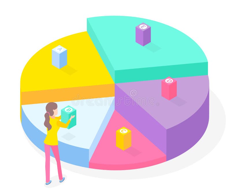 3d Pie Diagram, Pie Chart, Isometric Infographics, Financial Strategy ...