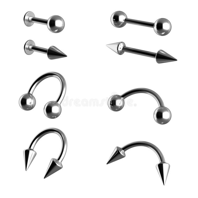 Mouth Lips Piercing Realistic Stock Illustrations – 56 Mouth Lips ...