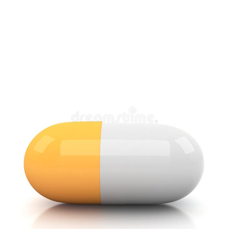 3d pil op wit stock illustratie. Illustration of kleur - 37131594