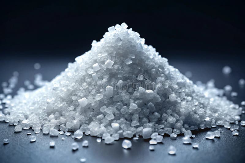 3D Pile of Coarse Salt Crystals in a Minimalistic Design Wallpaper ...