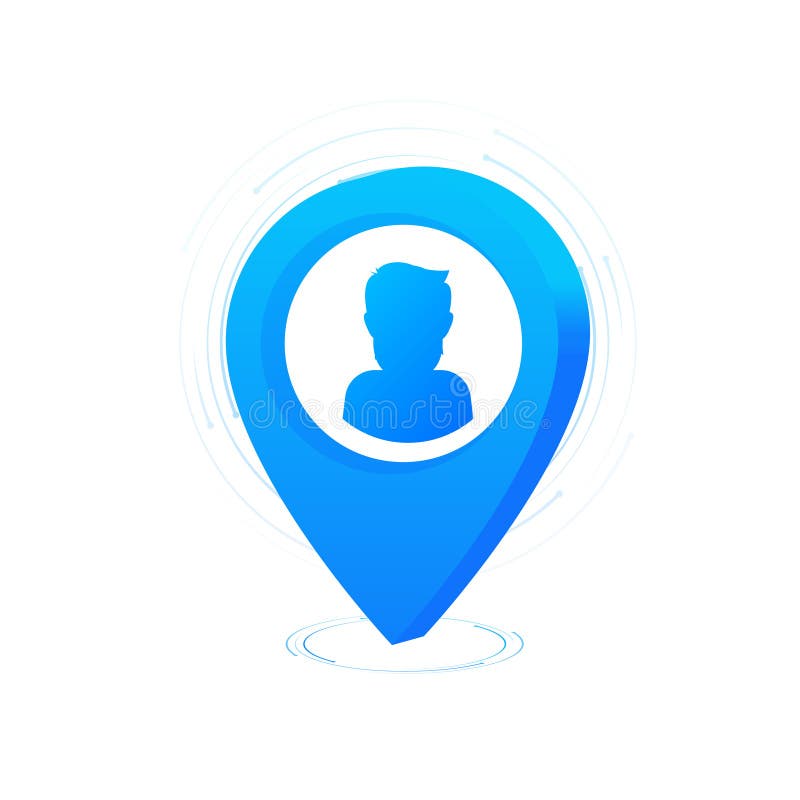 3d Pin People. Logo Design. Logo Symbol Stock Vector - Illustration of ...