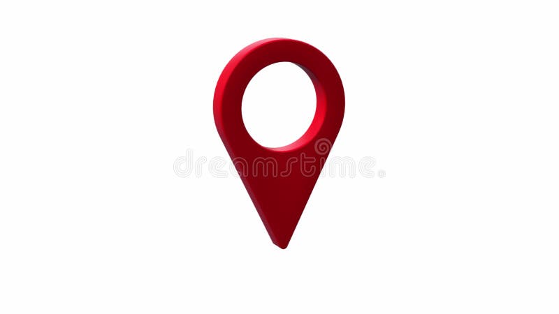 3D Pin pointer stock footage. Video of symbol, pointer - 308554532