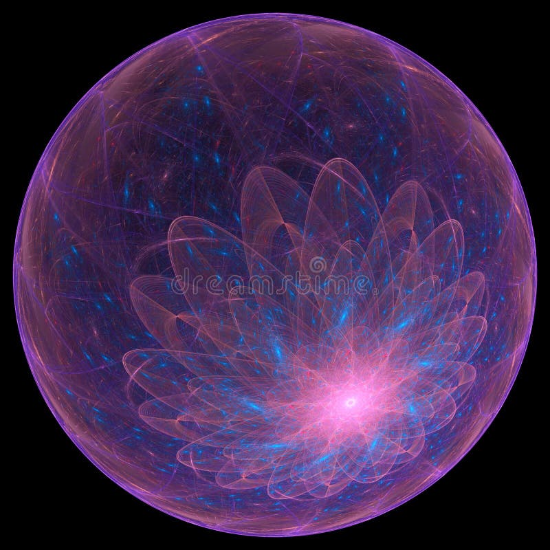 3d Pink Cyan Sphere Graphic Stock Illustration - Illustration of earth ...