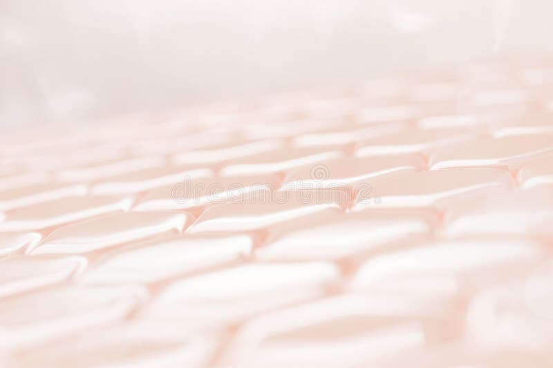 3d Pink Epidermis Layer of Human Skin with Hexagon Cell Pattern ...