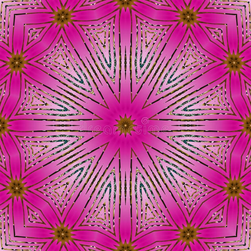 3d Pink Polygonal Geometric Pattern Stock Illustration - Illustration ...