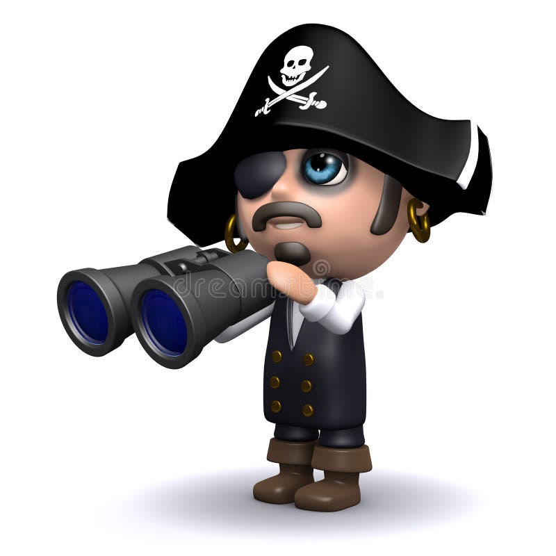 3d Pirate search stock illustration. Illustration of brigand - 39021276