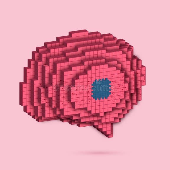Human Voxel Brain Stock Illustrations – 72 Human Voxel Brain Stock ...