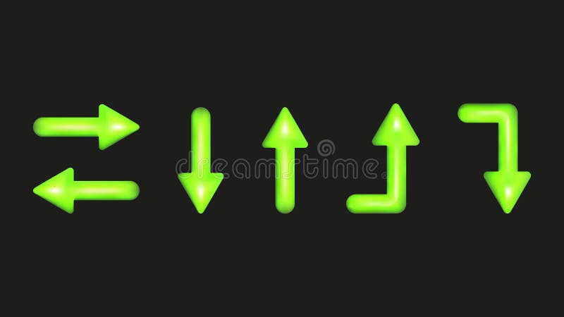 3D Plastic Elements Set Isolated Abstract Shapes. Stock Vector ...