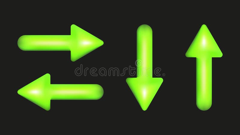 3D Plastic Elements Set Isolated Abstract Shapes. Stock Vector ...