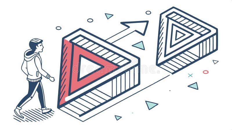 3D Play Button, Representing Video, Media Playback, and Interactive ...