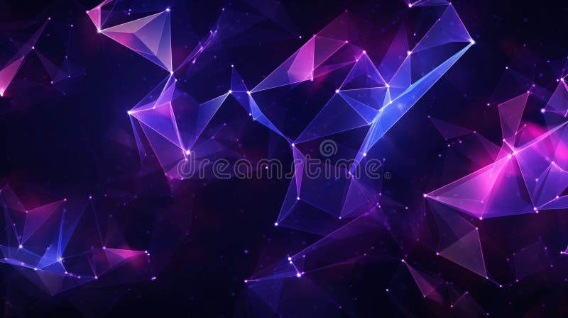 3d Polygon Texture, Glitter Effect, Glow Neon Line Around, Abstract ...