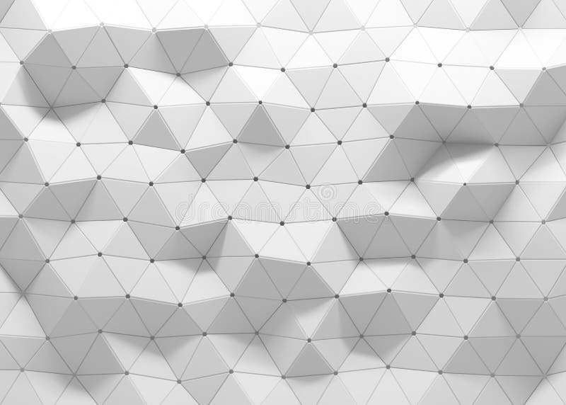 3D polygonal background stock illustration. Illustration of indoor ...