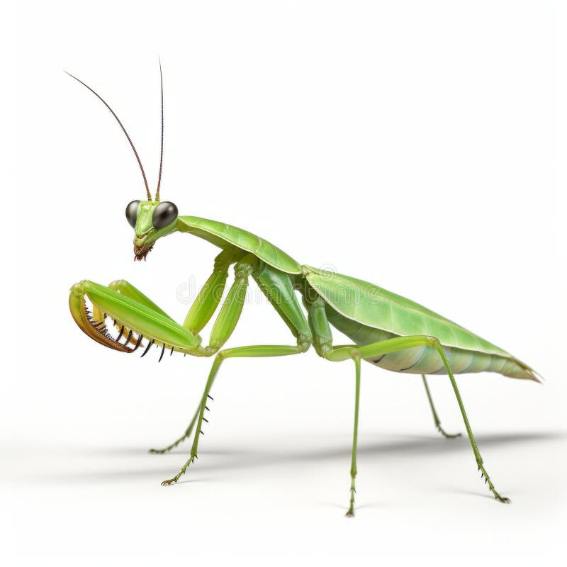3d Praying Mantis Model with Strong Facial Expression Stock ...