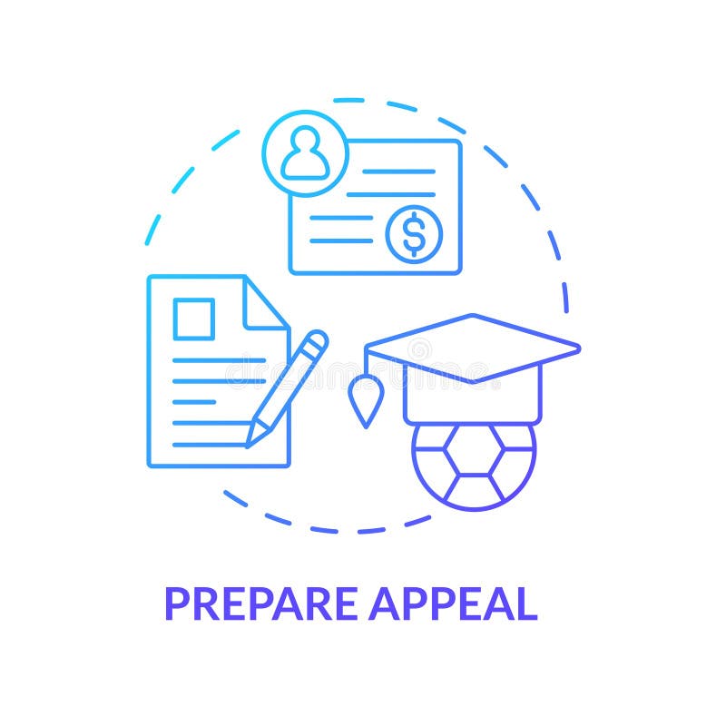 2D Prepare Appeal Gradient Thin Line Icon Concept Stock Vector ...