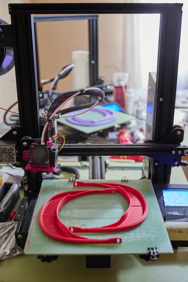 3d Print Masks for Coronavirus Safe in 3d Printers Stock Image - Image ...