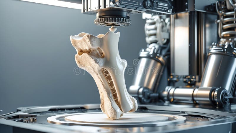 3d printed bones stock illustration. Illustration of organic - 361187809