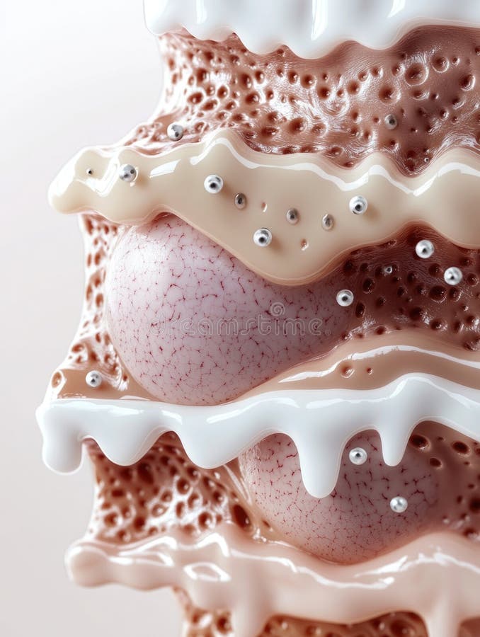 3D Printed Chocolate Cake stock illustration. Illustration of sugar ...