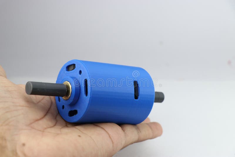 3D Printed Dc Motor with Dual Shaft Made from PLA Filament Material ...