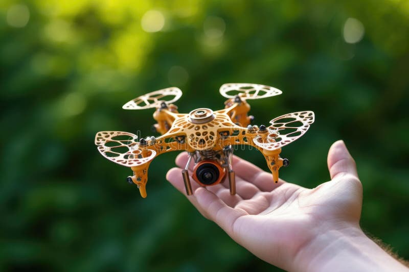 4d Printed Drone Parts with Self-repair Feature Stock Illustration ...
