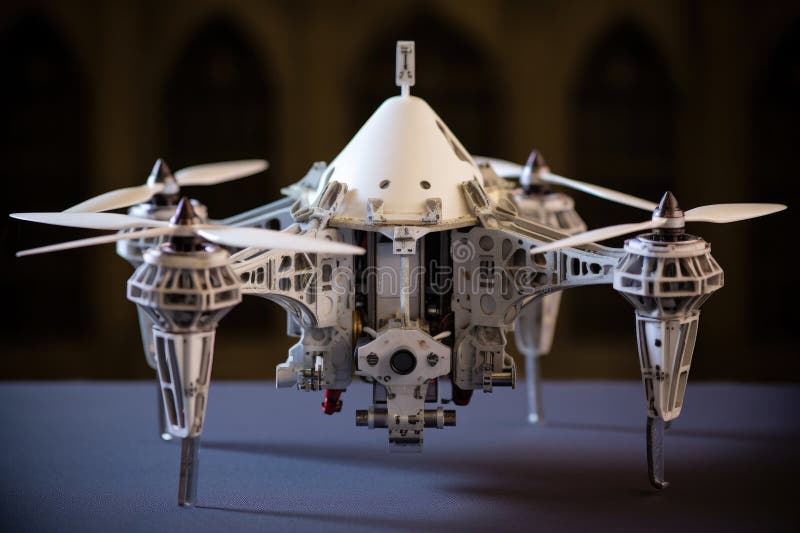 4d Printed Drone Parts with Self-repair Feature Stock Illustration ...