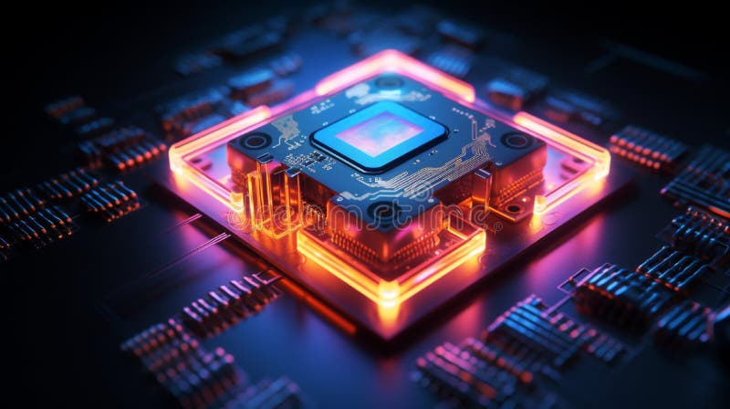 A 3D Printed Electronic Circuit in the Form of a Cube with Neon Lights ...