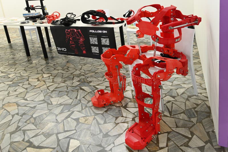 3D Printed Exoskeleton Modular Concept Prototype on Display Editorial ...