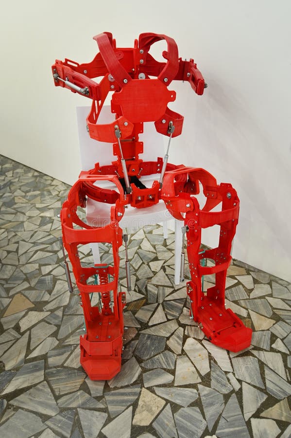 3D Printed Exoskeleton Modular Concept Prototype on Display Editorial ...