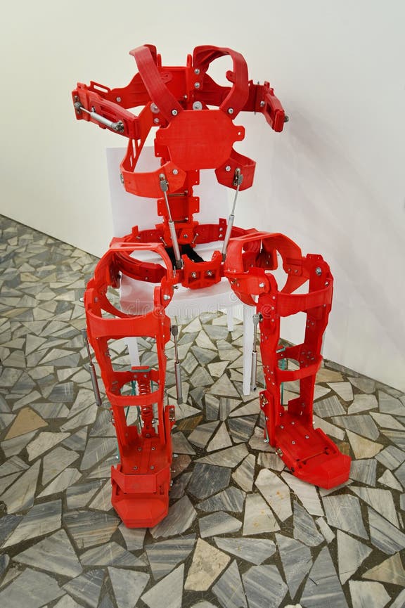 3D Printed Exoskeleton Modular Concept Prototype on Display Editorial ...