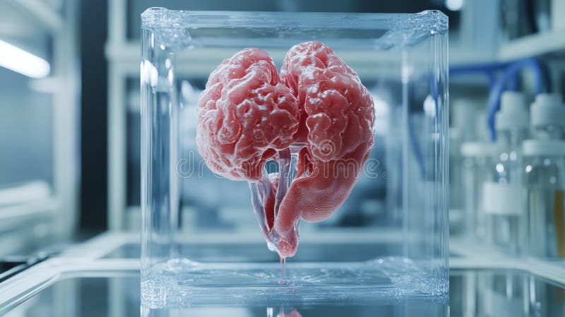 3D Printed Human Organ Model Developed in Laboratory Setting Stock ...