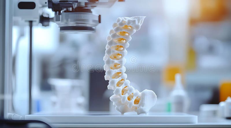 3D Printed Model of a Human Spine with Accurate Anatomical Structure ...