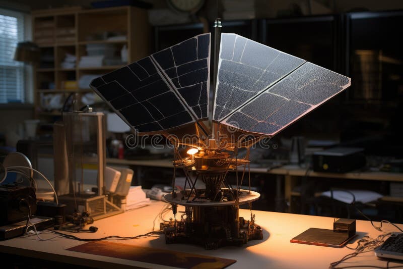 3d Printed Model of Solar Sail Spacecraft Stock Image - Image of energy ...