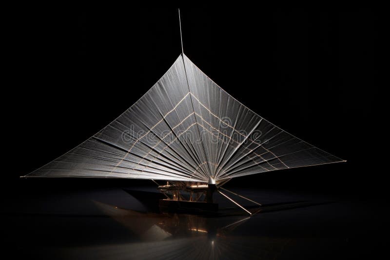 3d Printed Model of Solar Sail Spacecraft Stock Photo - Image of space ...