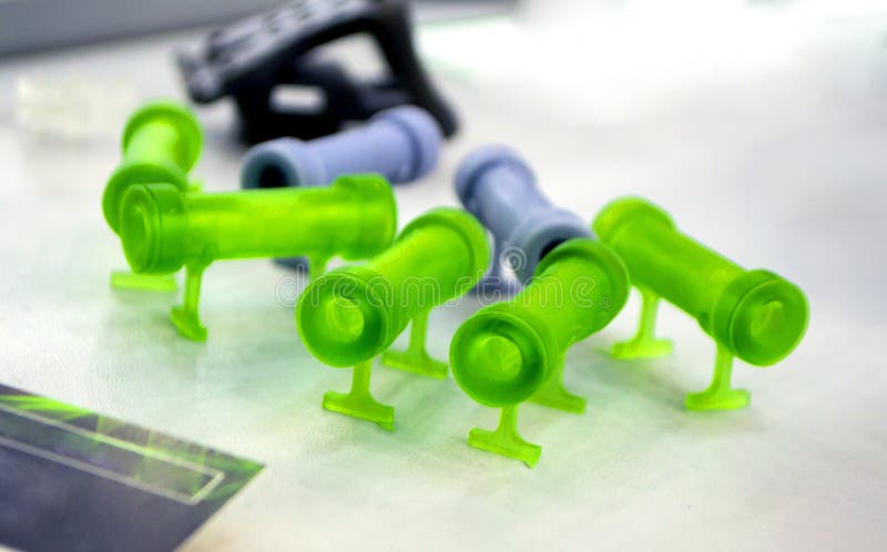 3D Printed Object Resin Polymerization Parts Created 3D Printer ...