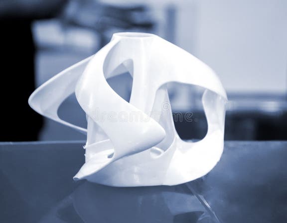 3D Printed Object Resin Polymerization Parts Created 3D Printer ...