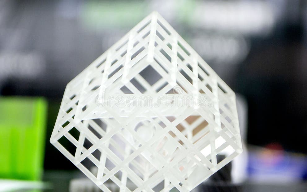 3D Printed Object Resin Polymerization Parts Created 3D Printer ...