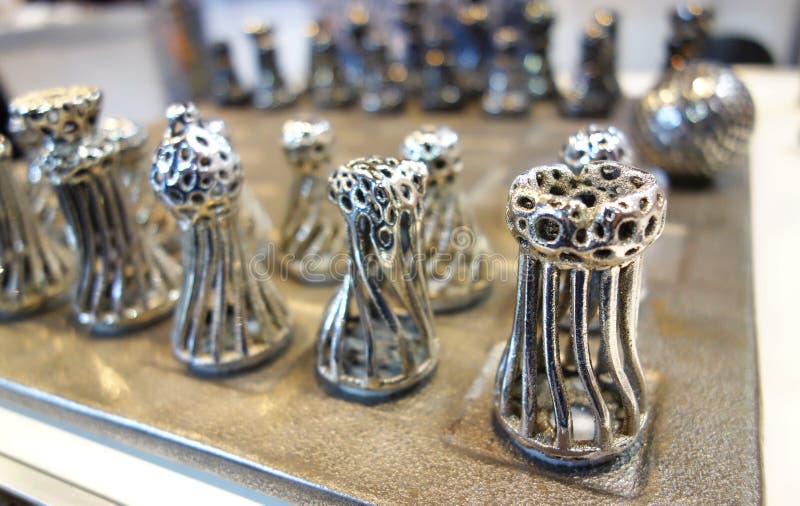 3d Printed Objects on Display Stock Photo - Image of engineering ...