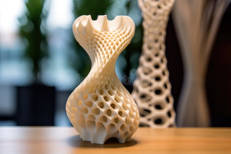 4d Printed Objects Showing Flexibility and Durability Stock Image ...