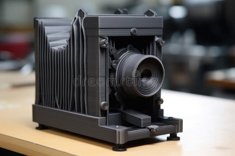 3d Printed Pinhole Camera Model Stock Illustration - Illustration of ...