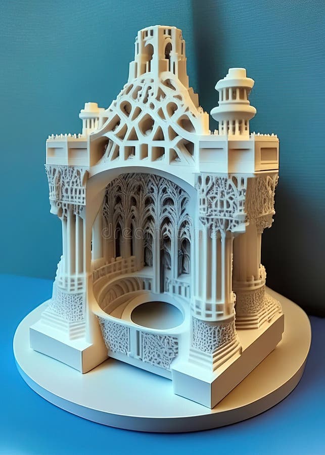 3D Printed Product, Single Object Stock Illustration - Illustration of ...