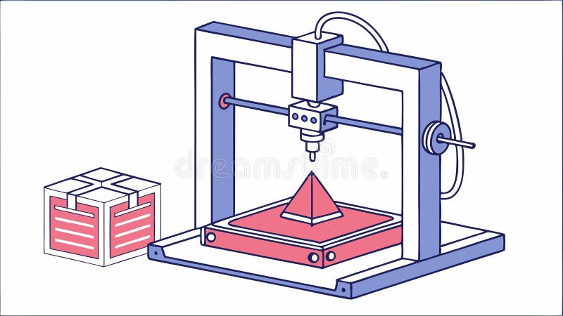 3D Printer in Action, Modern Tech and Additive Manufacturing Tool ...