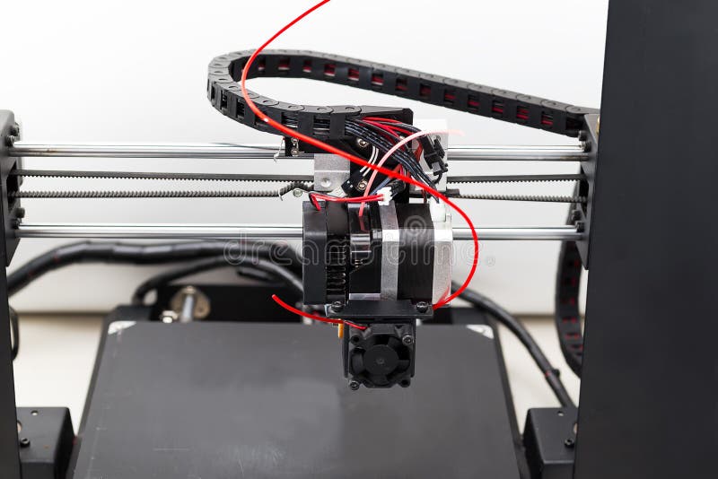 3d Printer Close Up. Progressive Modern Technology Stock Image - Image ...