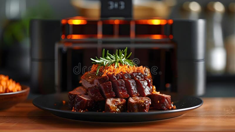 D Printer Cooking Up a Sunday Roast. Concept 3D Printing, Cooking ...