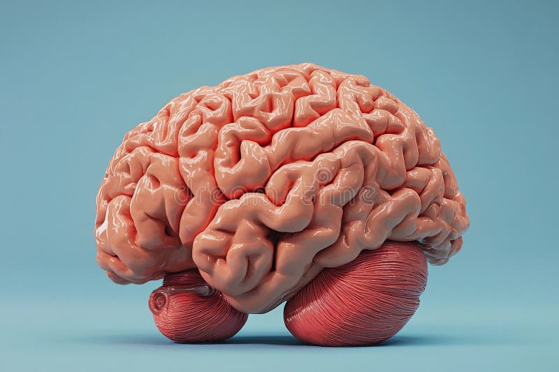 3D Printer Creating a Detailed Model of a Human Brain in a Laboratory ...