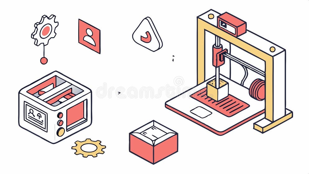 Rapid Prototyping Digital Fabrication Stock Illustrations – 652 Rapid Prototyping Digital ...