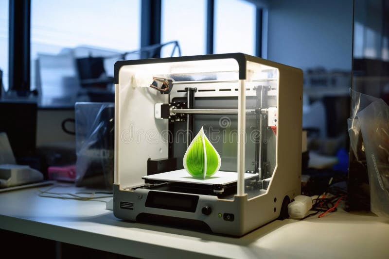 3d Printer Creating An Object Prototype In Laboratory Generative Ai
