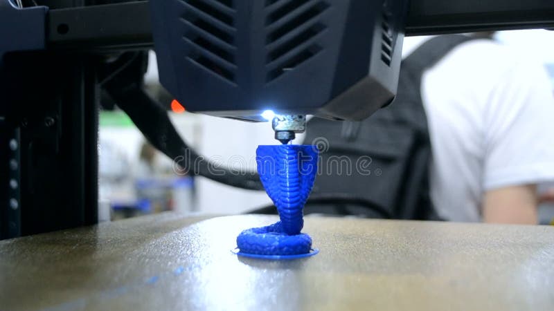 3D Printer 3D Printing 3d Printer Printing Process. 3D Printer Creating ...