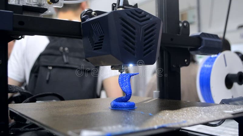 3D Printer 3D Printing 3d Printer Printing Process. 3D Printer Creating ...