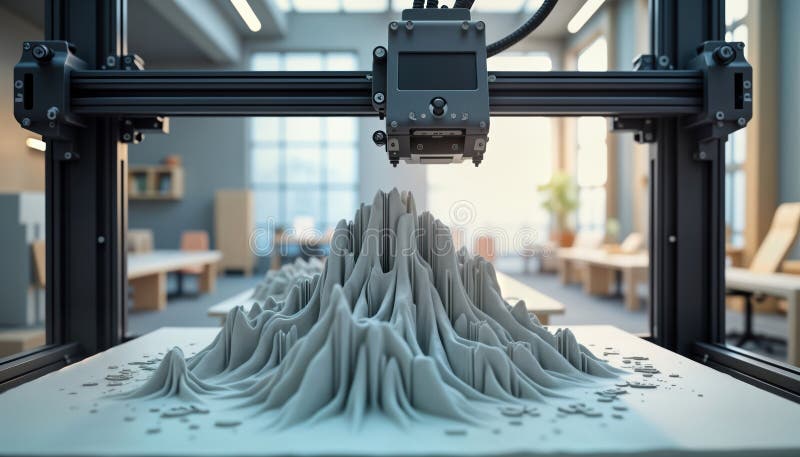 3D Printer Extrudes Layers of Concrete for Large Architectural ...